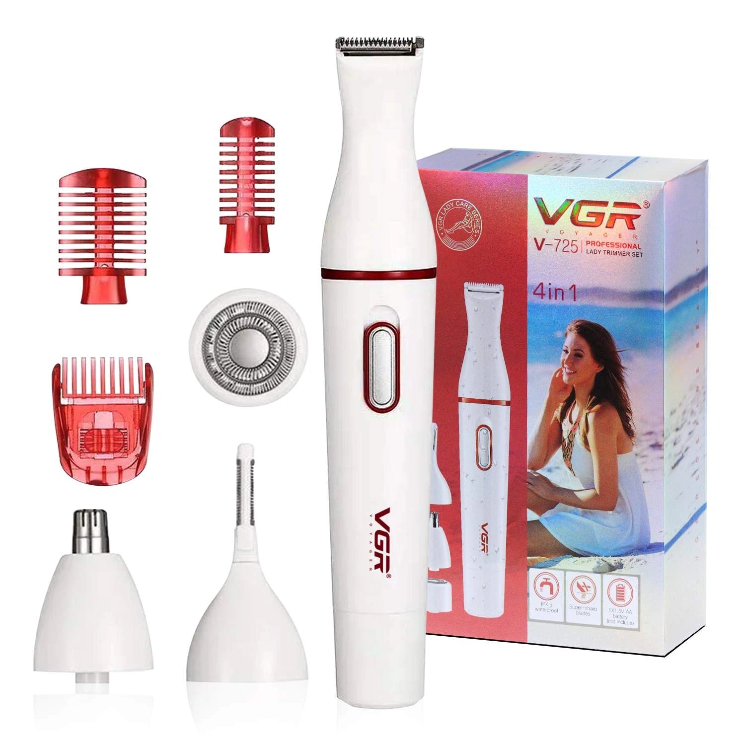 VGR V-725 Professional Lady Trimmer Set