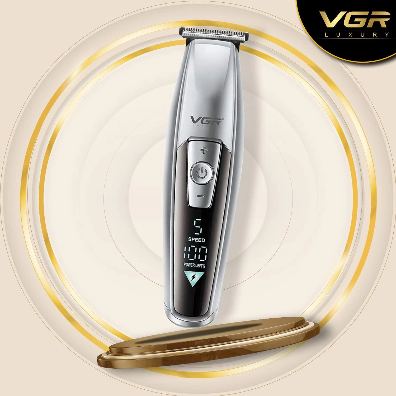 VGR V-970 Hair Trimmer For Men, Silver