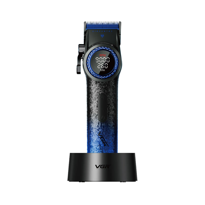 VGR V-001 Professional Hair Clipper - Blue Edition