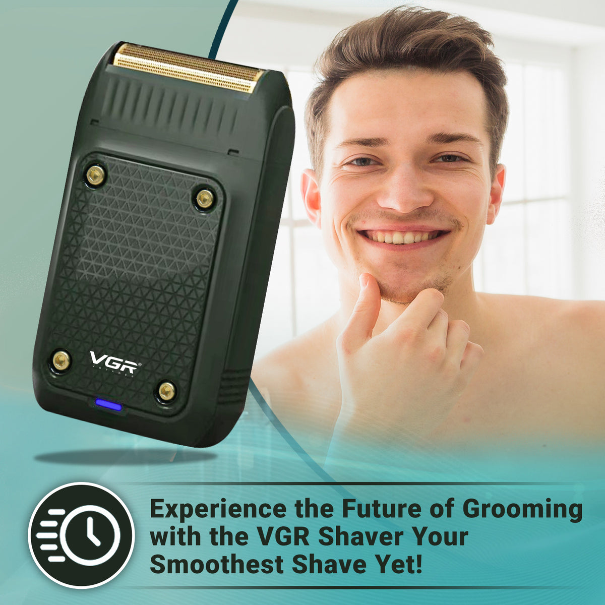 VGR V-353 Limited Edition 2 In 1 Beard Shaver For Men