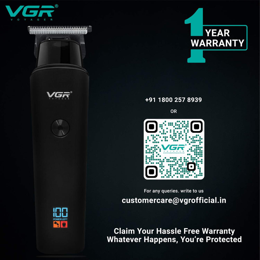 VGR V-937 Hair Trimmer For Men, Black