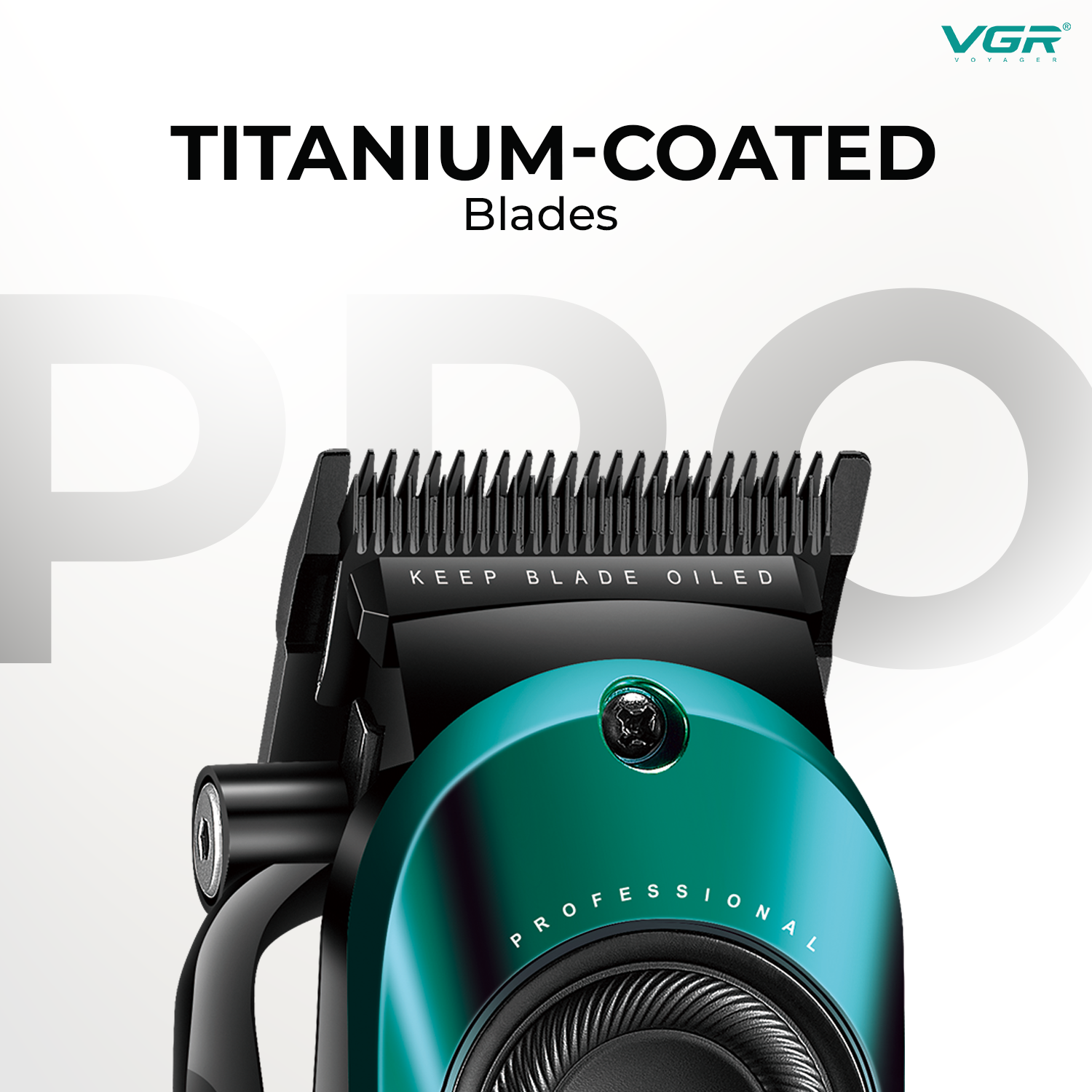 VGR V-663 Professional Hair Clipper For Men (Gold/Black)